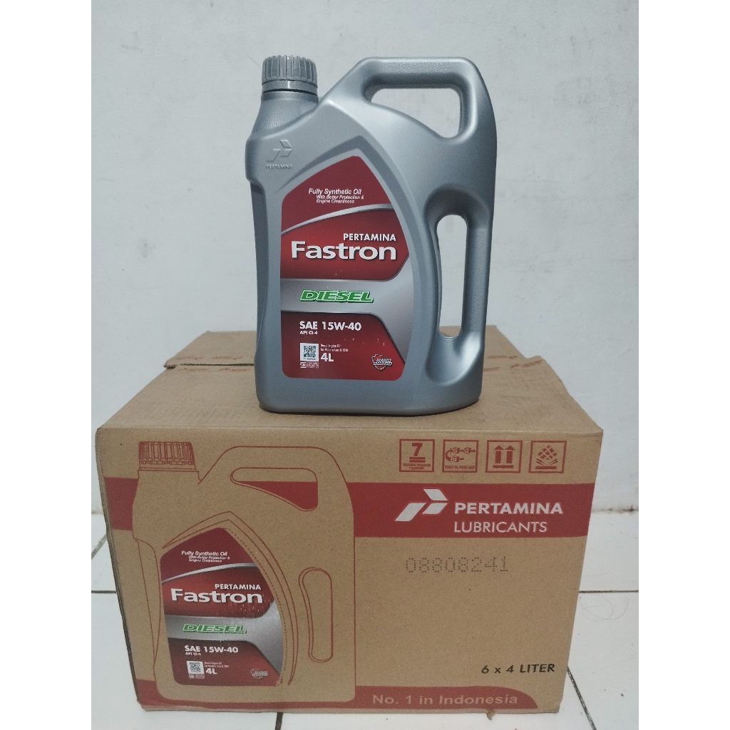 Jual Oli Pertamina Fastron Diesel SAE 15W-40 API CI-4/SL Kemasan 4 Liter | Shopee Indonesia