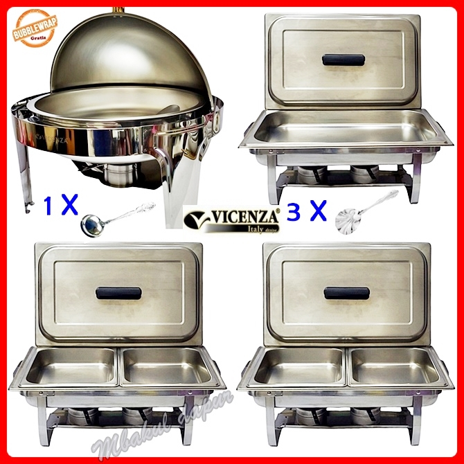 Jual Prasmanan Set Party Set Andara Prasmanan Stainless Hajatan Set 1 ...
