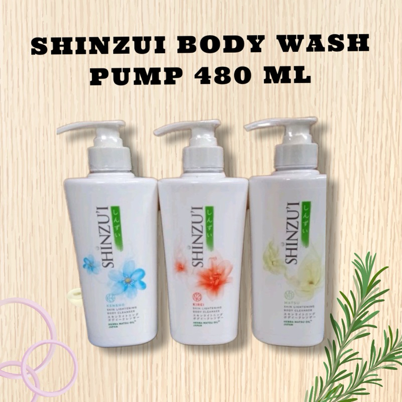 Jual SHINZUI SABUN CAIR BOTOL, BODY WASH PUMP 480 ML, ALL VARIATN, 100% ...
