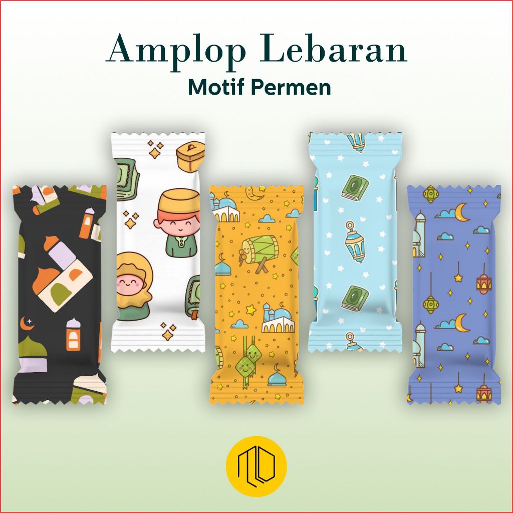Jual 12 Pcs Amplop Permen Lebaran Lucu Dan Unik Siap Pakai Untuk Ampau ...