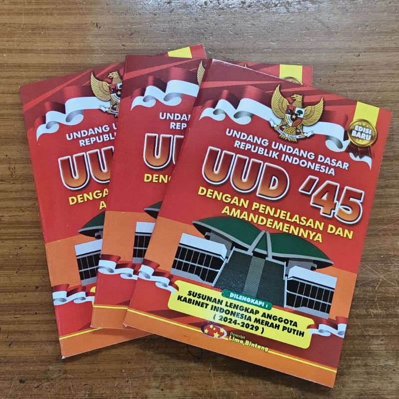 Jual Buku UUD 1945 Dan Amandemen Terbaru 2024 - 2029 | Shopee Indonesia