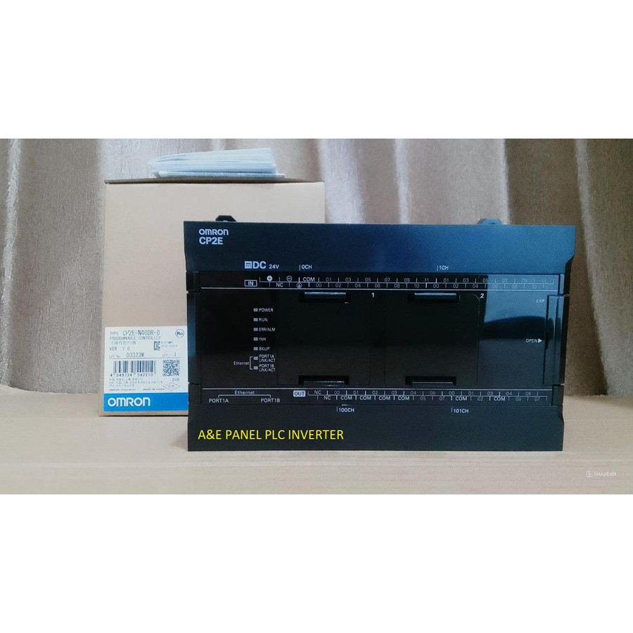 Jual CP2E-N40DR-D PLC Omron CP2E-N40DR-D CP2E N40DR D CP2EN40DRD Input 24VDC Out Relay | Shopee ...