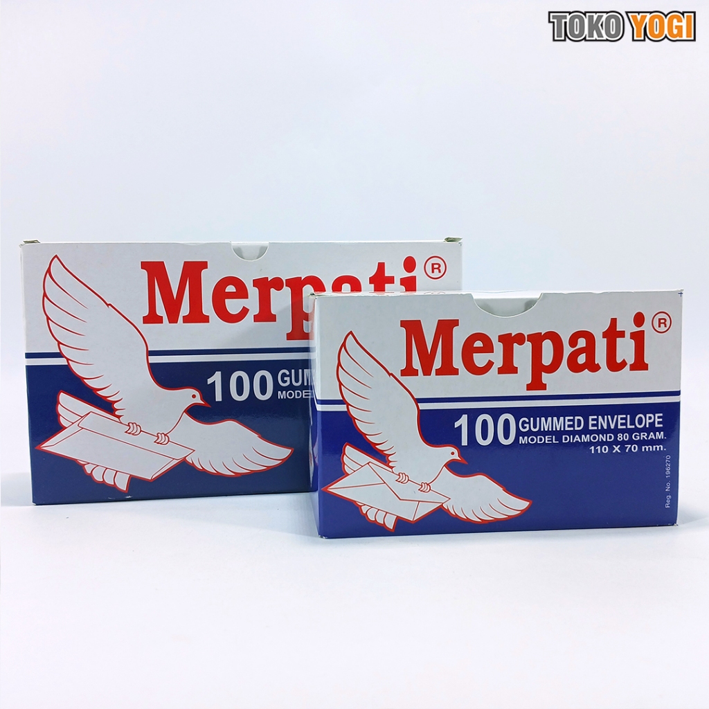 Jual AMPLOP MERPATI BIRU ISI 100 LEMBAR || TANPA PEREKAT || PUTIH POLOS ...
