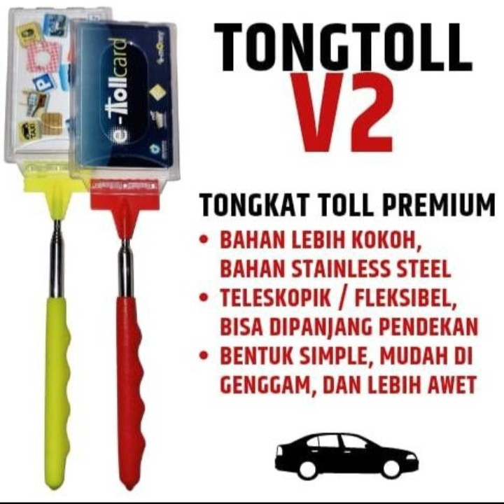 Jual Tongkat E Toll Besi Stenless Panjang Pendek/Tongkat E-Toll/Tongkat ...