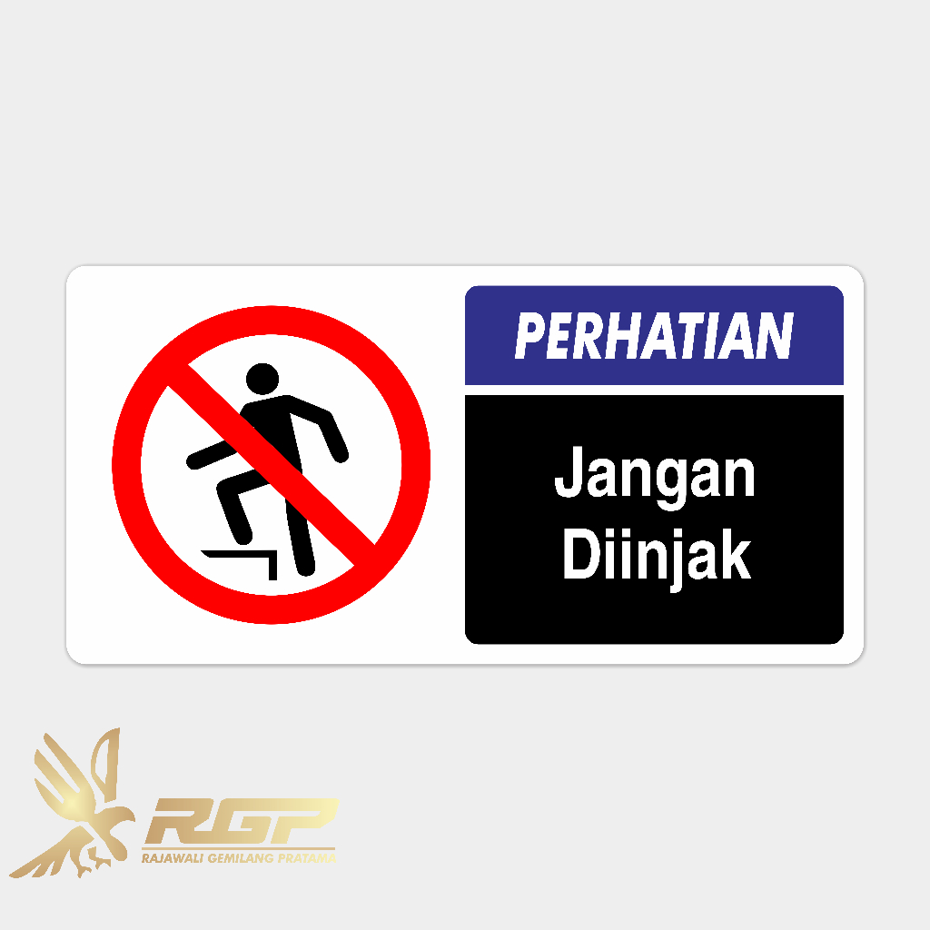 Jual Sign Jangan Diinjak - Akrilik | Shopee Indonesia
