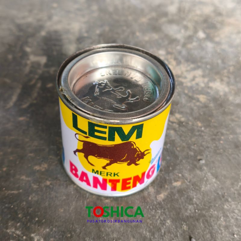 Jual Lem Kuning Banteng Kaleng Kecil 70 gr Serbaguna | Shopee Indonesia