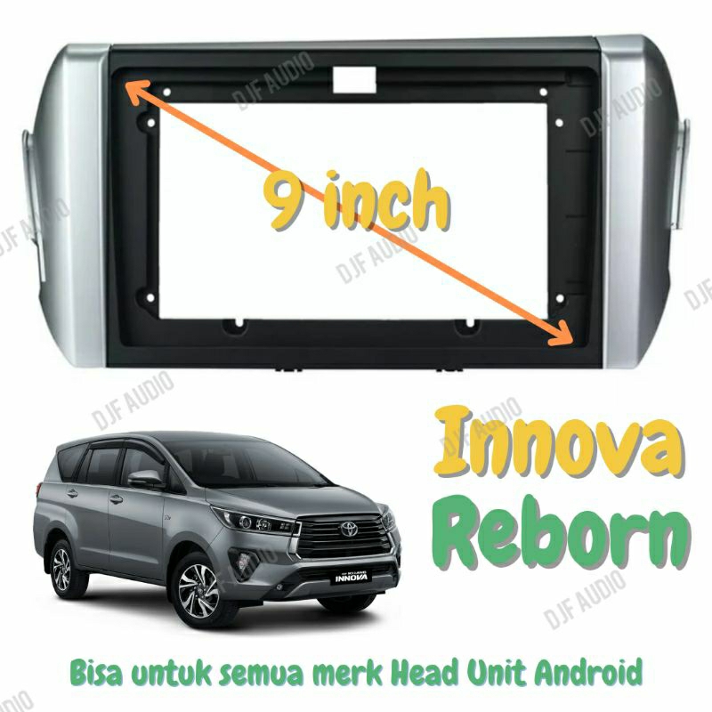Jual Frame Head Unit Android 9" untuk Toyota Innova Reborn 9 inch - 9 ...