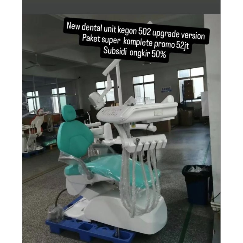 Jual NEW DENTAL UNIT KEGON 502 UPGRADE LAMPU LED 6 TITIK DUAL FUNGSI ...