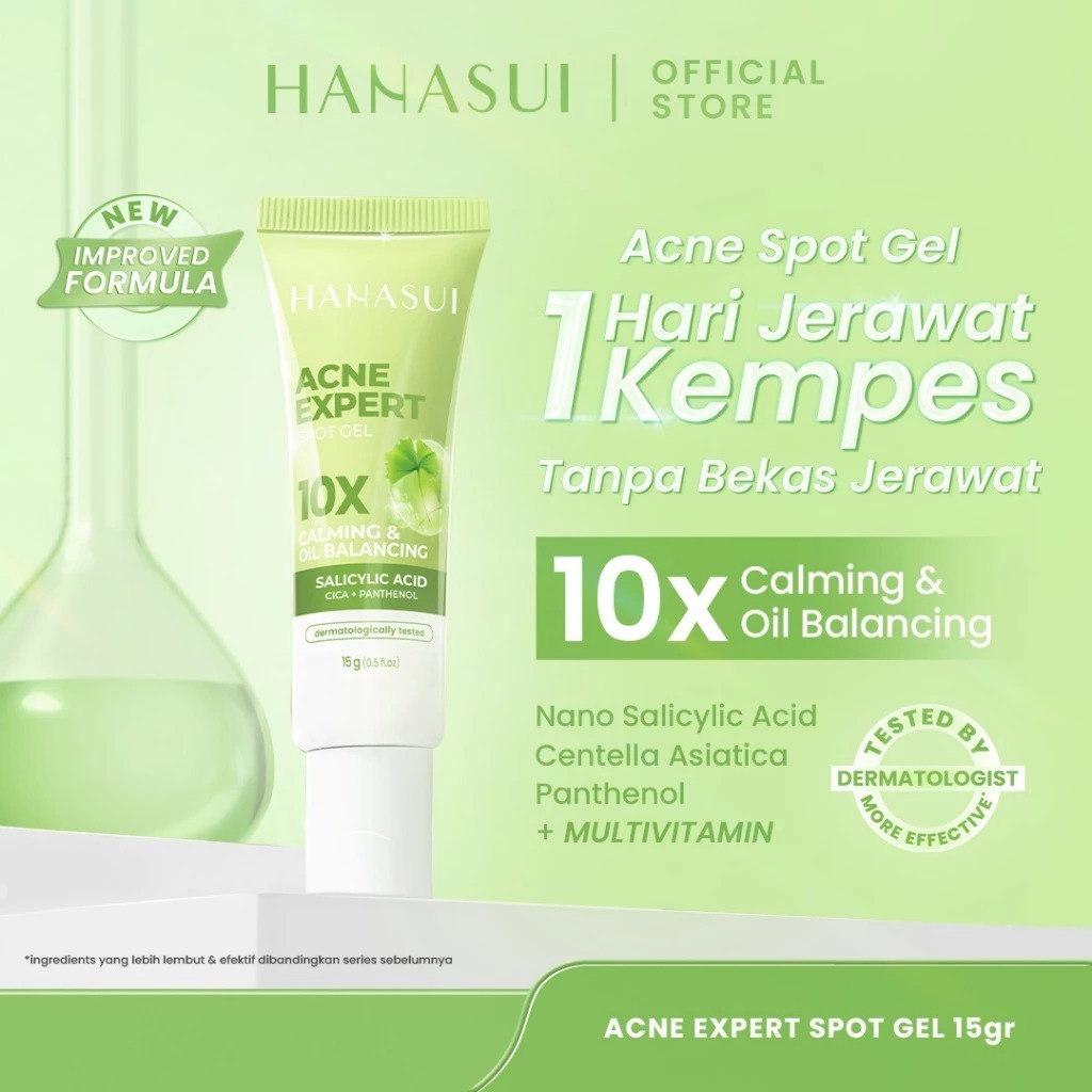 Jual Hanasui Acne Expert Spot Gel Gel Totol Jerawat Aktif Ringan Mudah ...