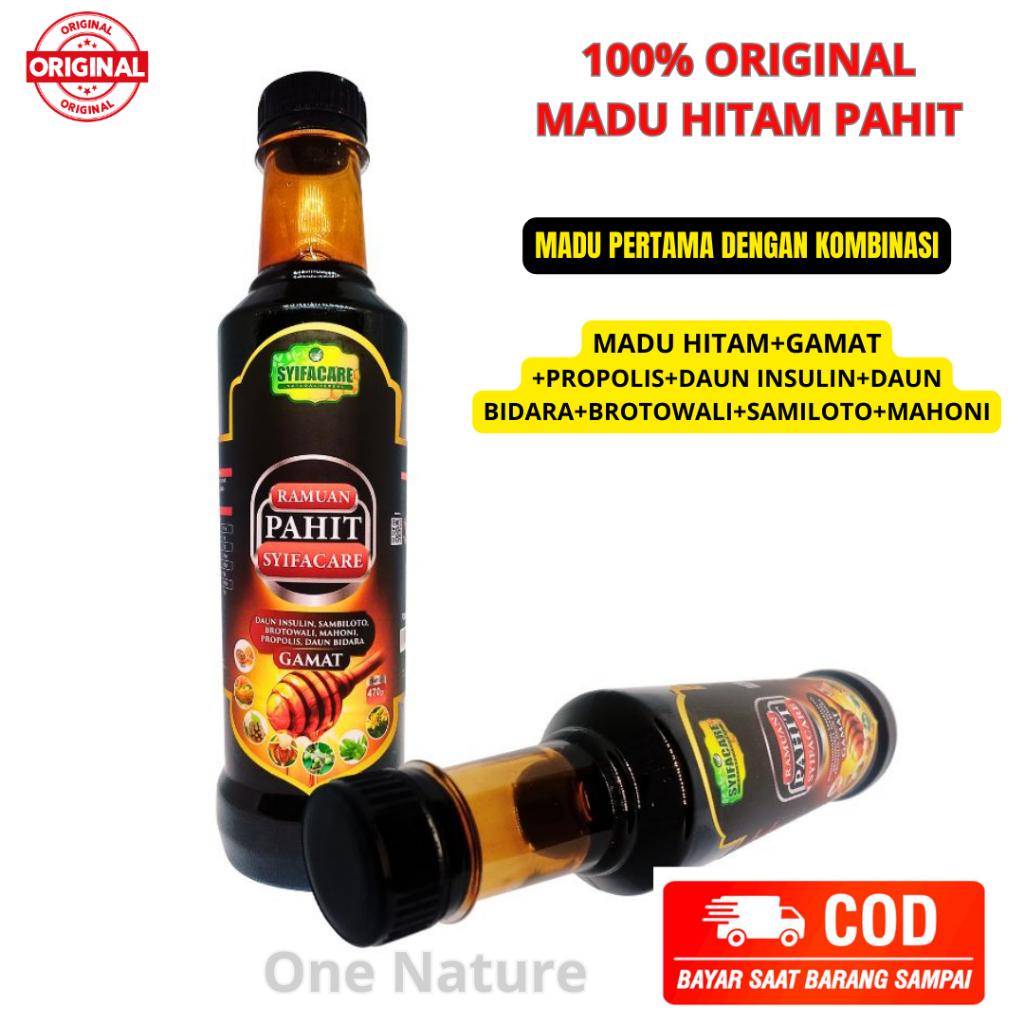 Jual Madu Hitam Pahit Asli Insulin Extra Gamat Untuk Kolestrol darah ...