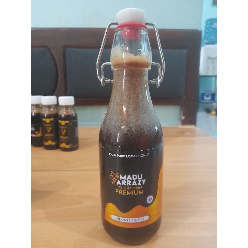 Jual madu acacia kemasan botol kaca premium berat bersih 320 gram ...