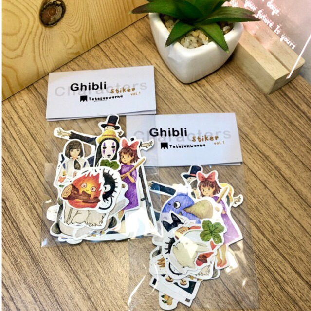 Jual STIKER GHIBLI Watercolor vol.1 by tetesanwarna - Ghibli sticker 1 ...