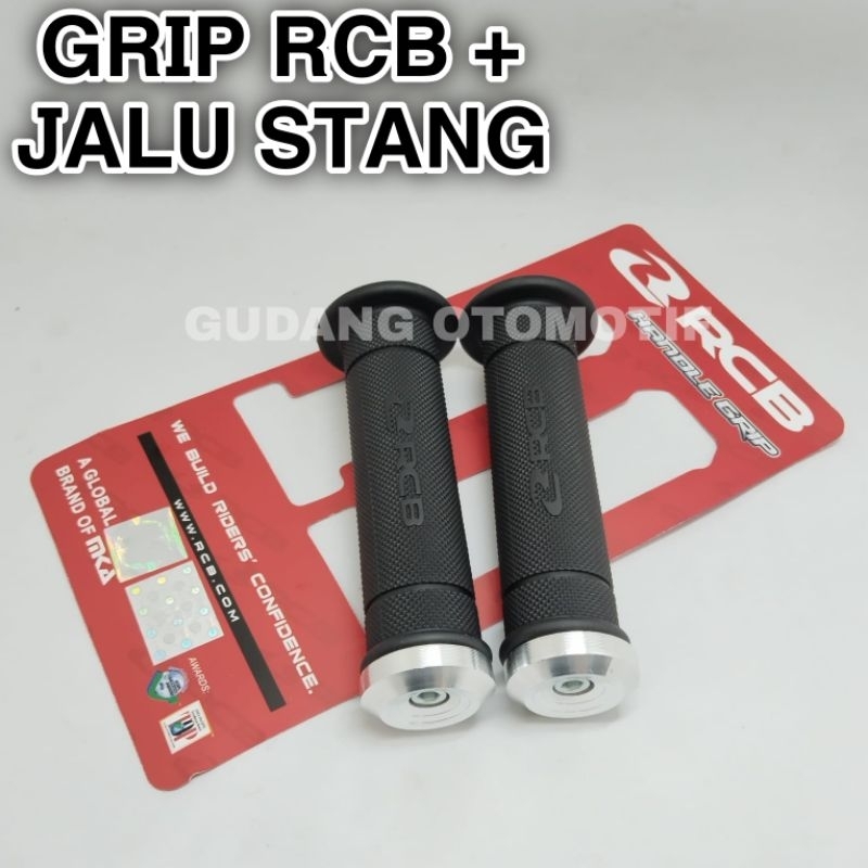 Jual HAND GRIP RCB ORIGINAL PLUS JALU STANG GEPENG HENG GRIP RCB HG 55 ...