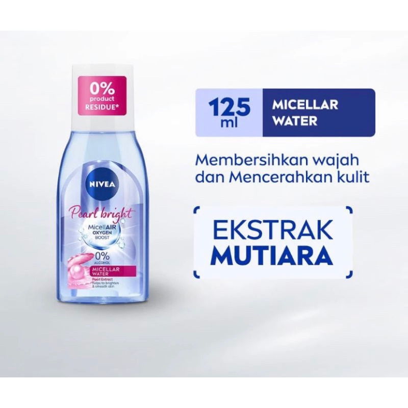 Jual Nivea Micellar Pearl Bright 125ml | Shopee Indonesia