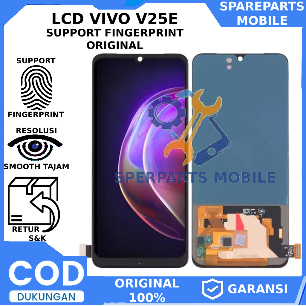 Jual LCD TOUCHSCREEN VIVO V25E ORIGINAL SUPPORT FINGERPRINT GARANSI ...