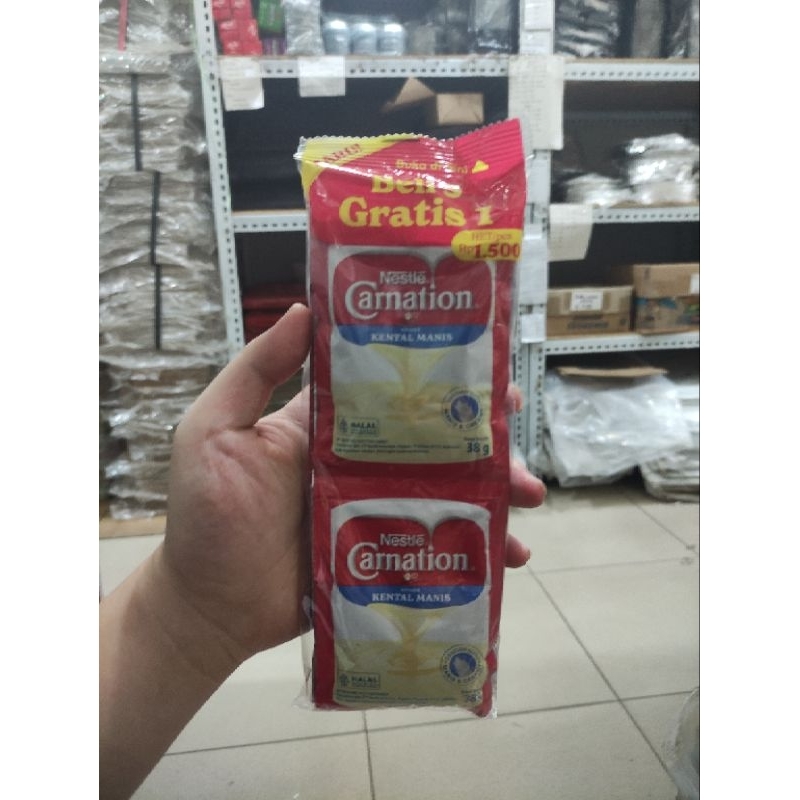 Jual Nestle Carnation sachet 6 pcs / skm sachet / susu kental manis ...