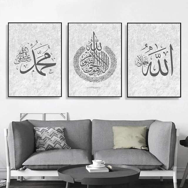 Jual Lukisan Dinding Diamond Crystal Painting 5 D Bentuk Persegi 3 In 1 ...