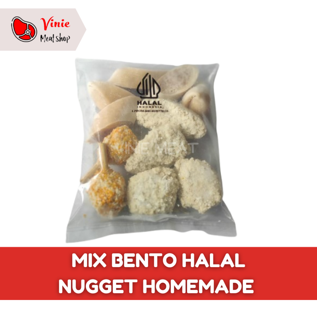 Jual Mix Bento Halal 275 gr | Nugget Homemade | Shopee Indonesia