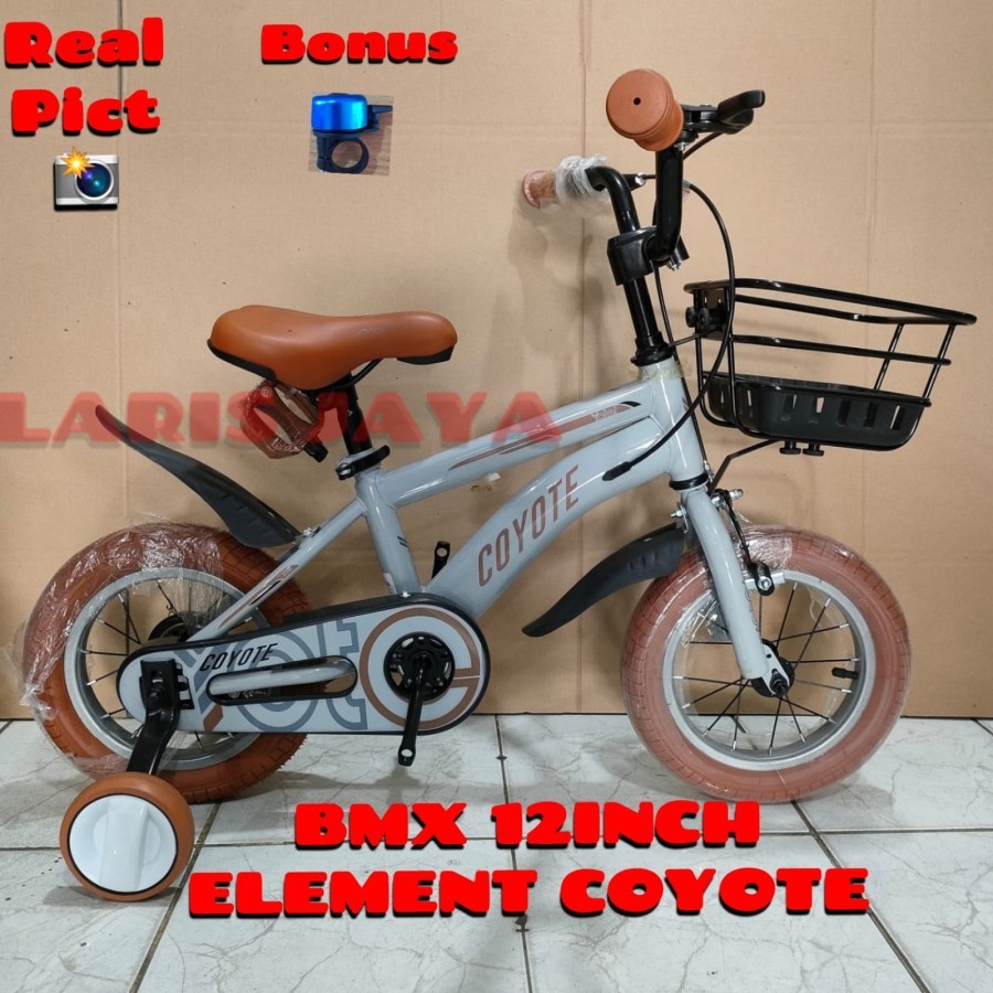 Jual BONUS BELL Bmx 12 ELEMENT COYOTE YOTEL X ONE sepeda anak laki laki bmx ukuran 12 inch ...