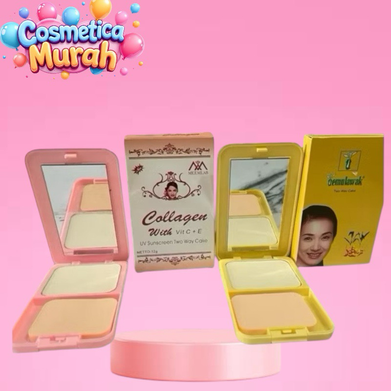 Jual cosmeticamurah - TEMULAWAK COLLAGEN TWO WAY CAKE BEDAK PADAT ...