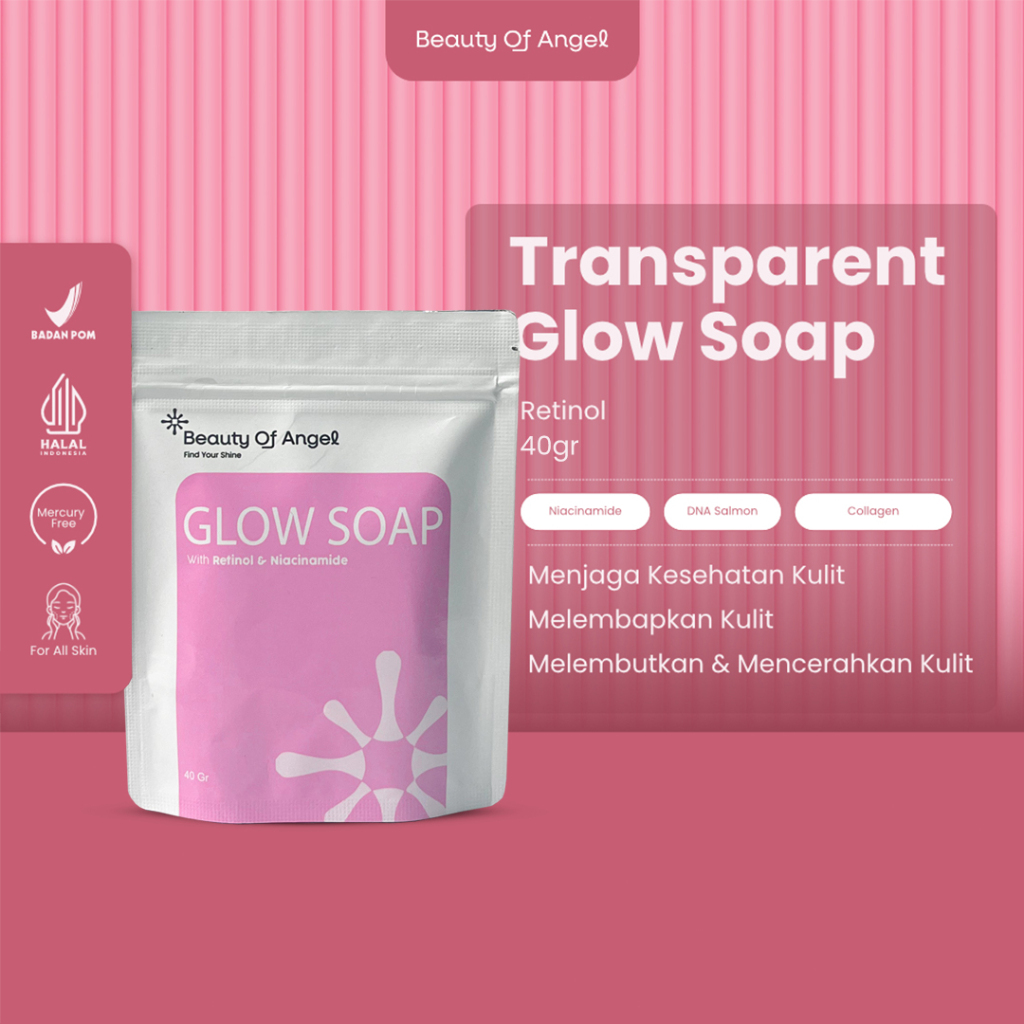 Jual Beauty of Angel Glow Soap 1 Pcs Sabun Brightening 40 Gram | Shopee ...