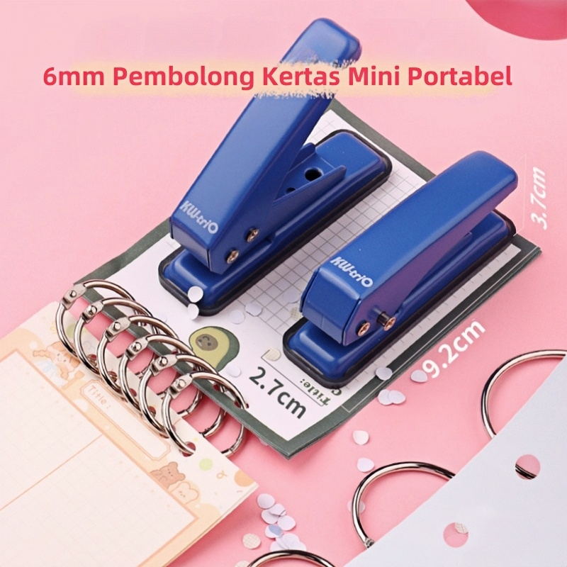 Jual Pembolong Kertas Mini Portabel 1 Lubang 6mm - Untuk Scrapbook ...