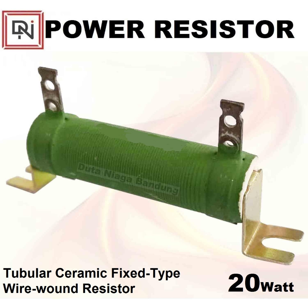 Jual Resistor 20 watt DDR 20 watt resistor bambu DDR Series | Shopee ...