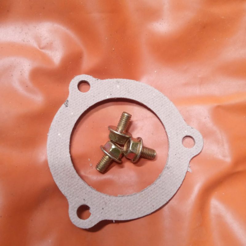 Jual 3 baut dan gasket perpack packing pack knalpot satria fu standar ...