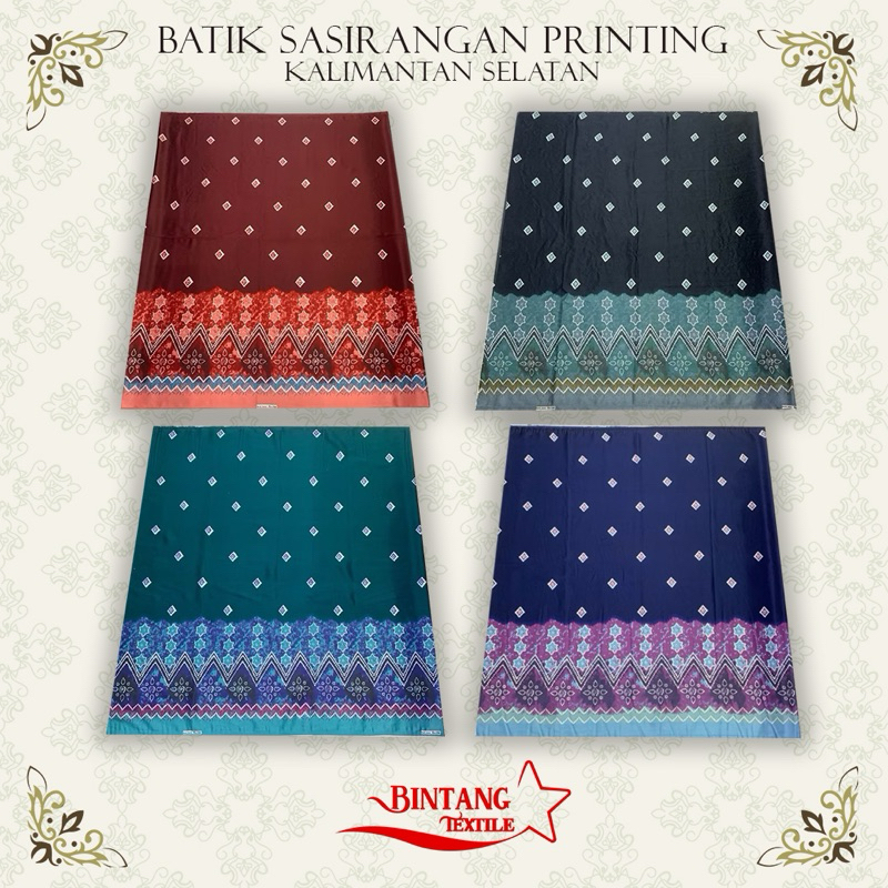 Jual Kain Batik Etnik Khas Kalsel Sasirangan Banjar Pria Wanita ...