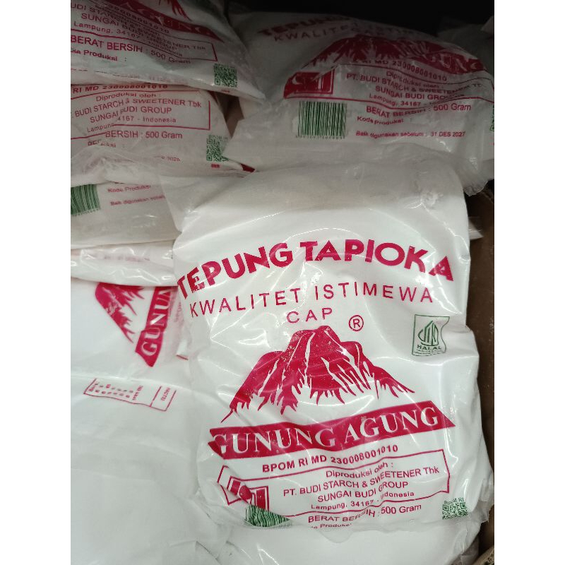 Jual Tepung Tapioka Cap Gunung Agung 500 gr | Shopee Indonesia