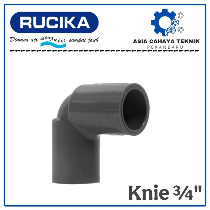 Jual RUCIKA Sambungan Pipa Fitting PVC Knie AW 3/4" Elbow AW 3/4 Inch | Shopee Indonesia
