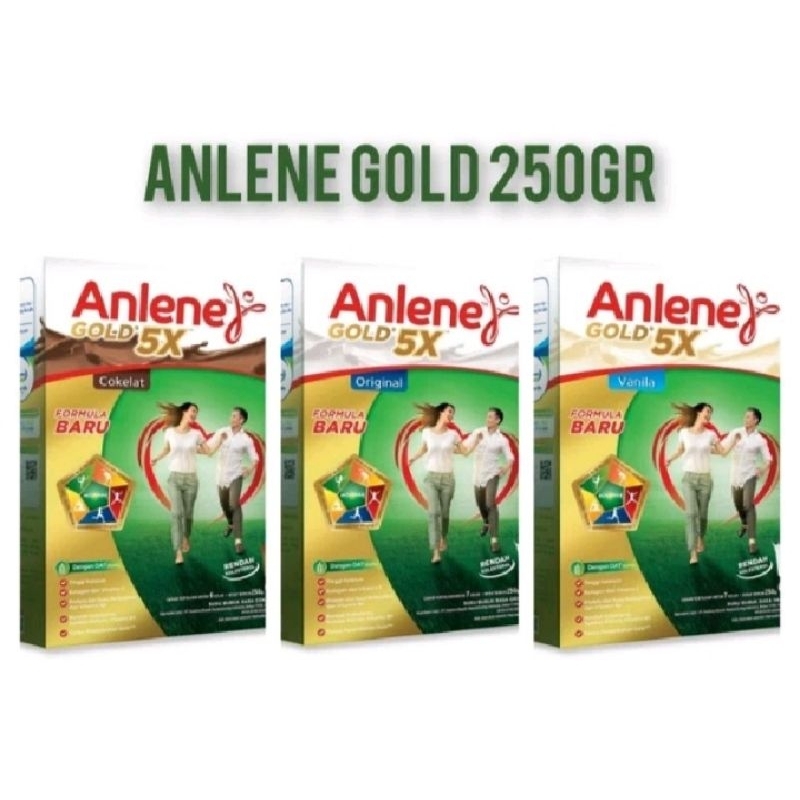 Jual Anlene Gold Plus 5x Original/Cokelat/Vanila 240gr | Shopee Indonesia