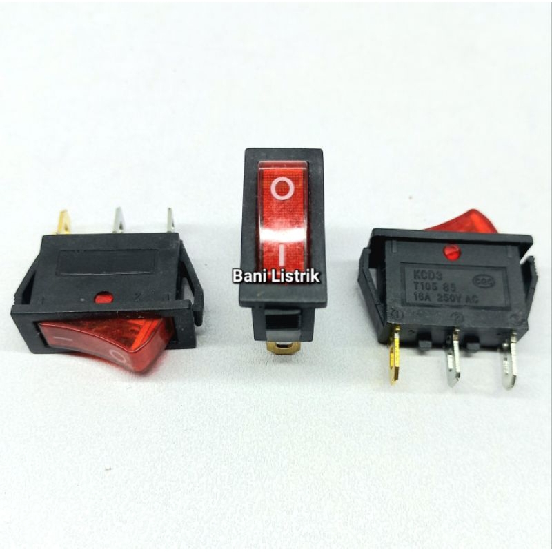 Jual Saklar Switch Gepeng 3 Pin Lampu Saklar On Off Stabilizer Stavol ...