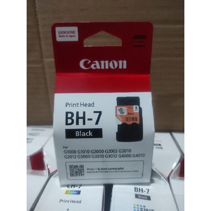 Jual Cartridge Printhead Canon BH7 + CH7 Original for Canon PIXMA G1000 ...