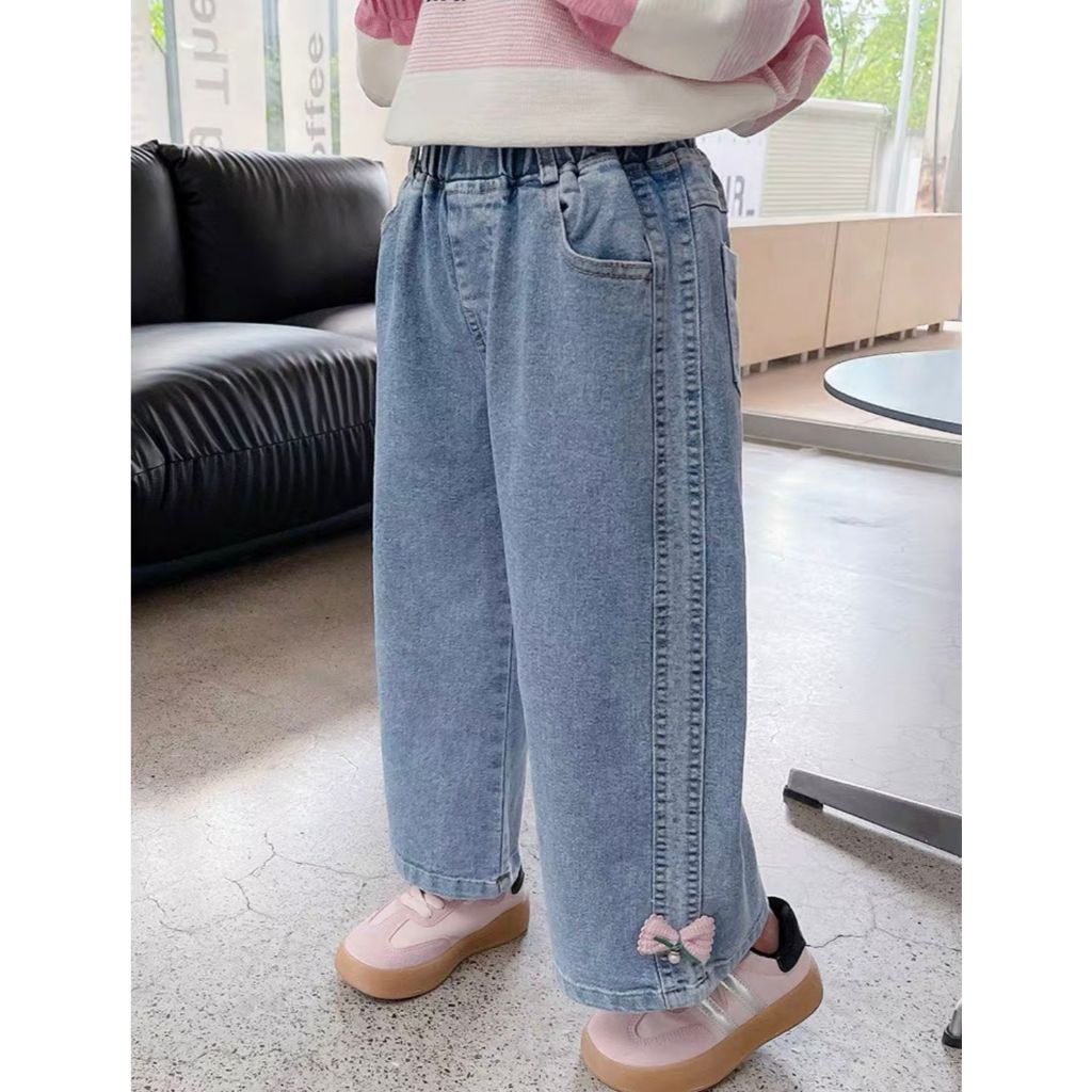 Jual Jeans Kulot Import Anak Perempuan Model Terbaru 2025 Umur 1-15 ...