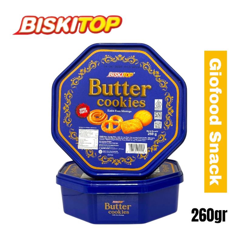 Jual BISKITOP BUTTER COOKIES Biskuit Kukis Mentega Cemilan Snack ...