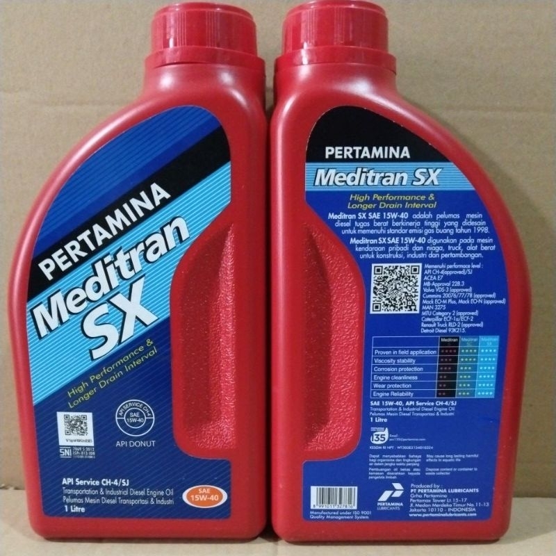 Jual OLI PERTAMINA MEDITRAN SX 1L..1 DUS ISI 20 BOTOL | Shopee Indonesia