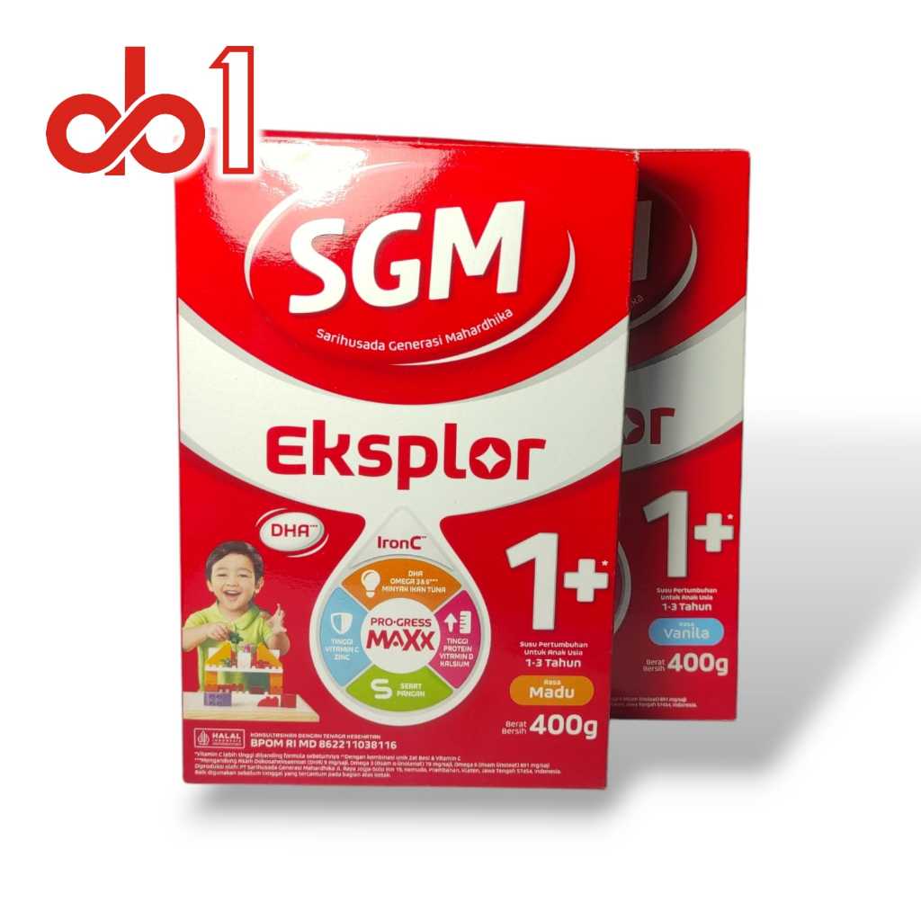Jual SUSU BUBUK FORMULA SGM EKSPLOR 1+ KEMASAN 400GR | Shopee Indonesia