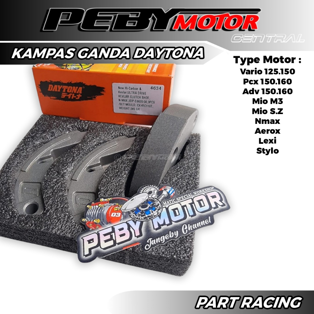 Jual Kampas Ganda DAYTONA Nmax 2DP PNP Vario 125 150 PCX ADV Aerox Lexi ...