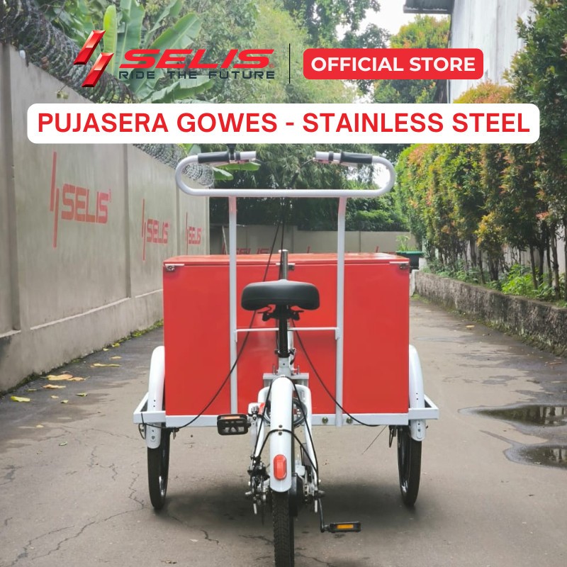 Jual SELIS - Pujasera Gowes Manual ( Gerobak Sepeda Listrik / Gerobak ...