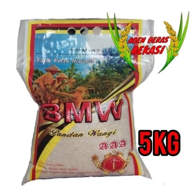 Jual BERAS PREMIUM BMW AAA ASLI PANDAN WANGI 5KG,10KG,20KG,25KG ...