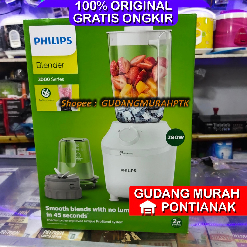 Jual Blender Philips Original Pro Blends ASLI KUAT dan AWET HR 2042 ...