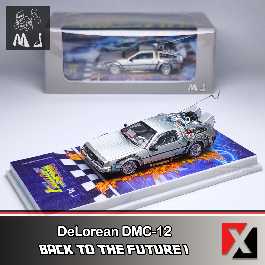 Jual MJ 1:64 DeLorean DMC-12 Back To The Future I Time Car | Shopee Indonesia