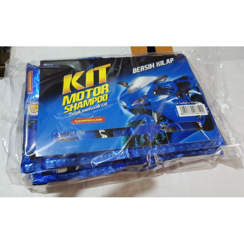 Jual KIT SHAMPO MOTOR SABUN CUCI MOTOR 1 Sachet Isi 24 Pcs | Shopee ...