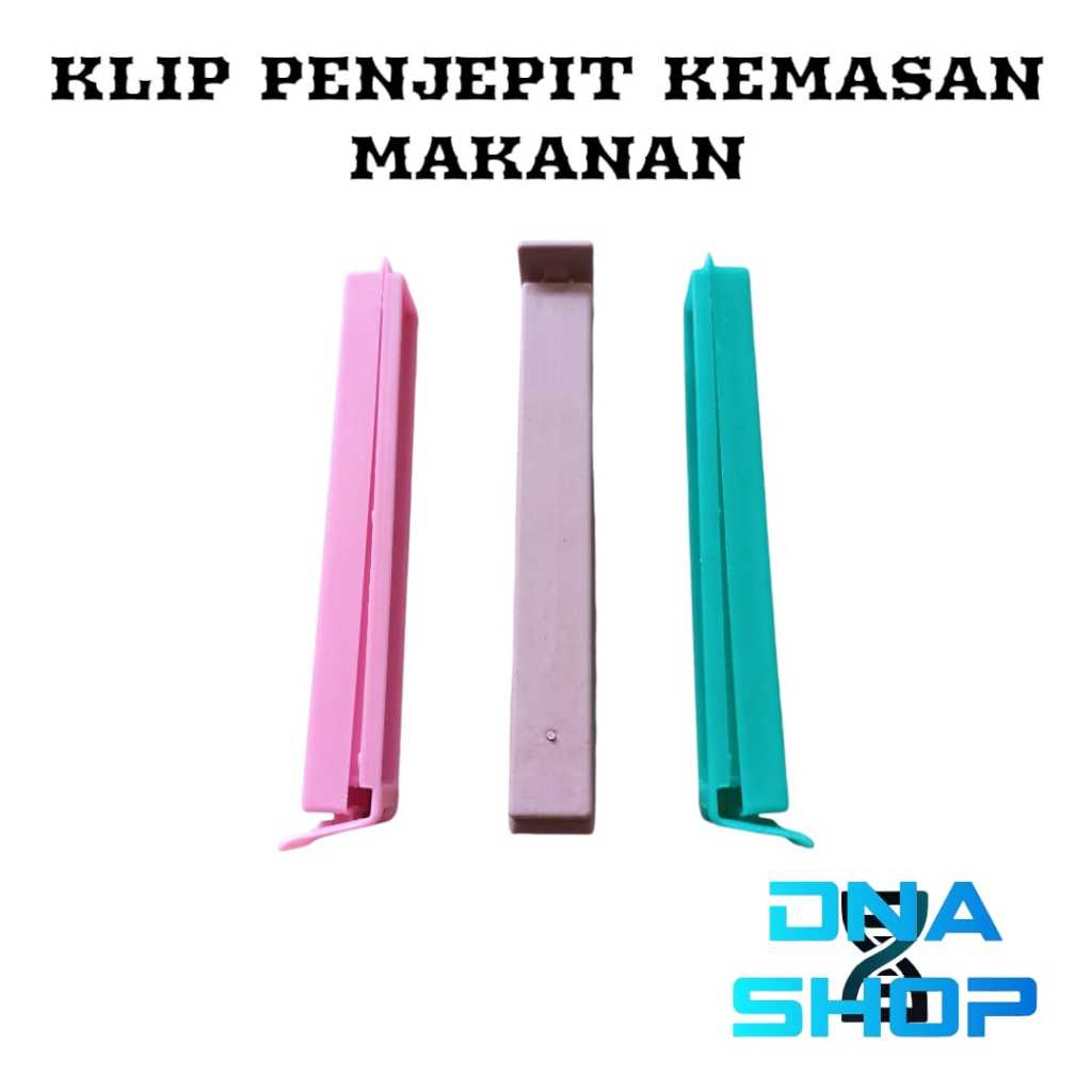 Jual Penjepit plastik snack capit makanan ringan camilan food clipper ...