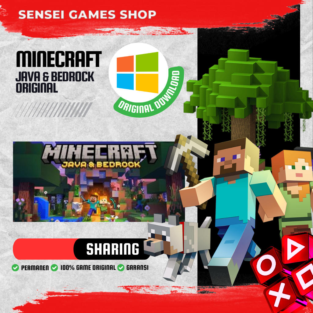 Jual Minecraft Java & Bedrock Original Microsoft Store Private Account ...