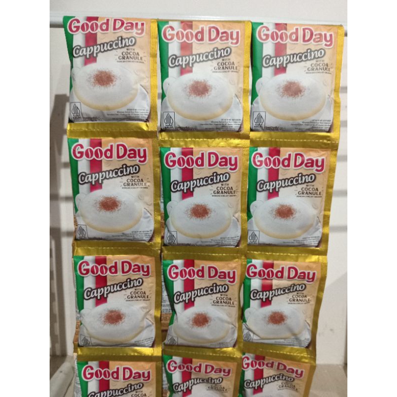 Jual Good Day Cappucino 25gr Renceng isi 10 Sachet | Shopee Indonesia