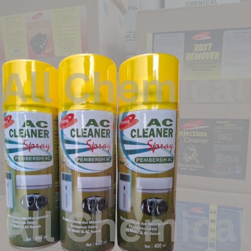 Jual AC Cleaner 400ml Air disinfectan with Foam aroma lemon Zone ac ...