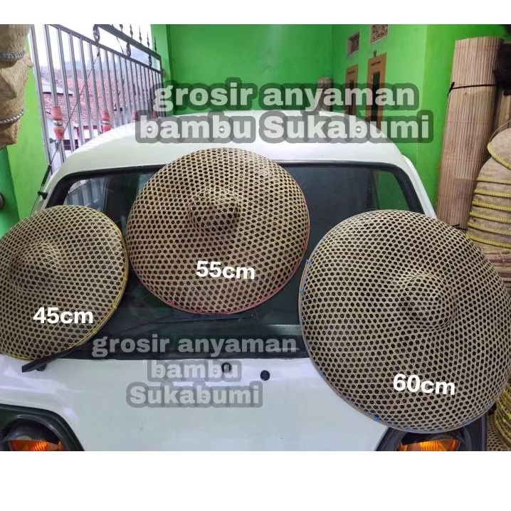 Jual 3pcs caping petani topi petani dudukuy leang leang | Shopee Indonesia