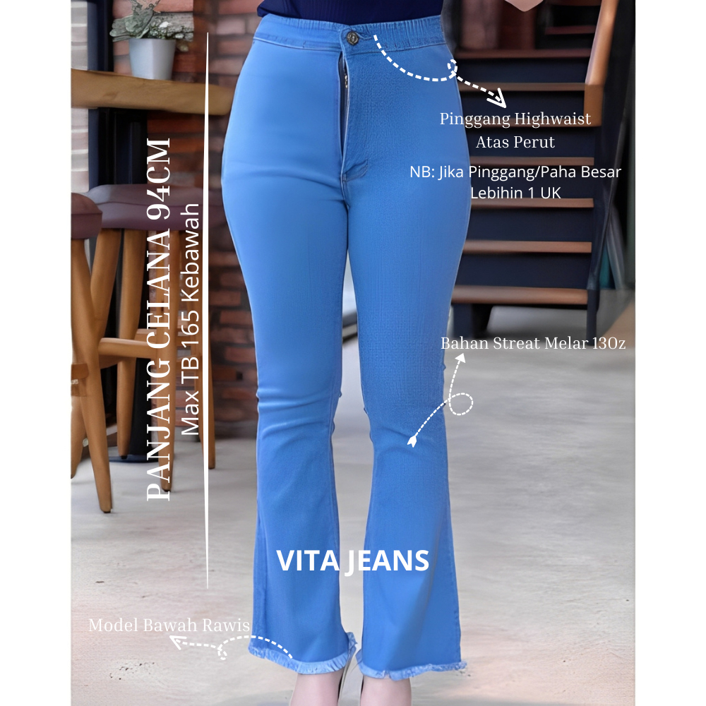 Jual Celana Cutbray Wanita Highwaist Jeans wanita Terbaru, Cutbray Highwaist Hotty Gang Jeans ...